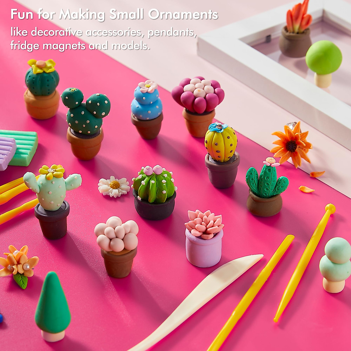 Polymer Clay, Shuttle Art 82 Colors Oven Bake Modeling Clay, Creative Clay Kit with 19 Clay Tools and 16 Kinds of Accessories, Non-Toxic, Non-Sticky, Ideal DIY Art Craft Clay Gift for Kids Adults