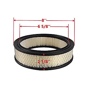 Kvjicdo Air Fil-TER 140-2628 Pre Fil-TER 140-1496 Replacement for Onan 140-2628 140-2628-01 140-1228 140-2522 to-ro NN10774 JD AM106953 HE140-2628 Lawn Mower for NHA, NHB, NHC and T26