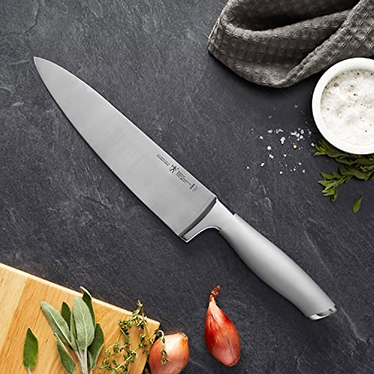 HENCKELS Modernist Razor-Sharp 8-inch Chef Knife, German Engineered Informed by 100+ Years of Mastery, Gray