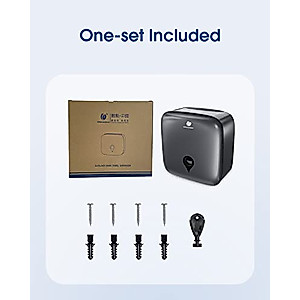 Paper Towel Dispenser, C-Fold and Multifold Tissue Towel Dispenser for Bathrooms, Kitchens and High-Traffic Washrooms, CHUANGDIAN, White