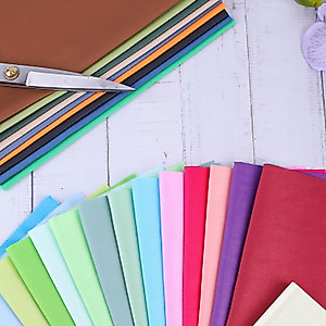 40Pcs 10in x 10in Cotton Fabric DIY Making Supplies Quilting Patchwork Fabric Fat Quarter Bundles DIY for Quilting Patchwork Cushions Cotton Fabric for Patchwork