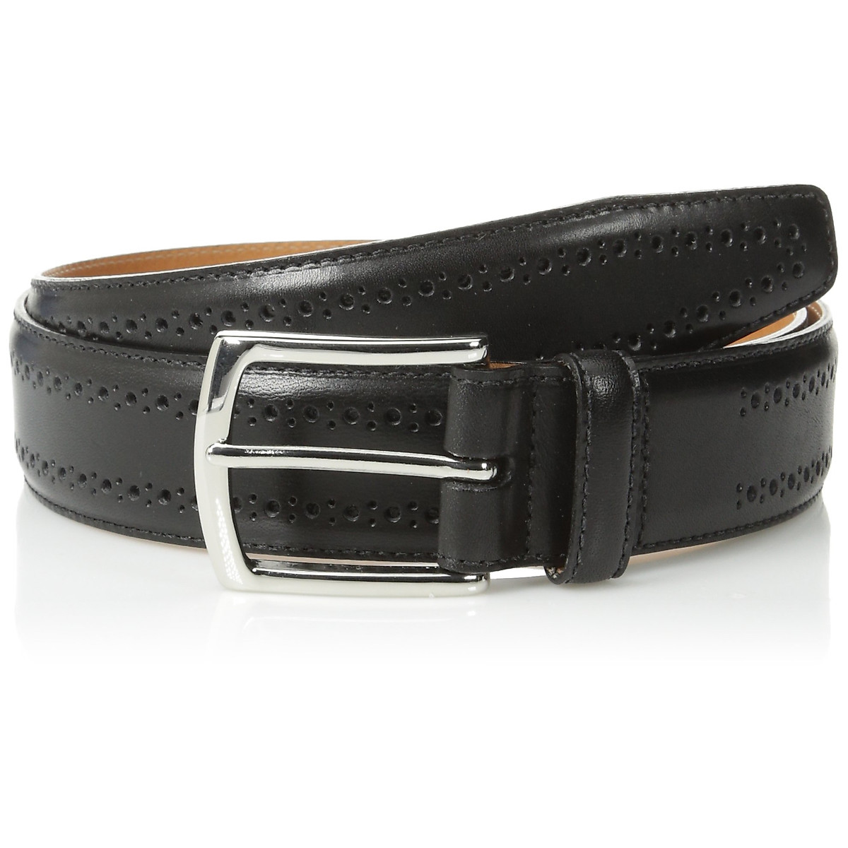 Allen Edmonds Men's Manistee Belt, Black, 32