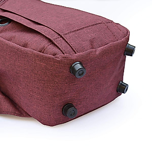 Healvaluefit Oxygen Tank Backpack O2 Cylinder Carrying Holder Bag for Tank D/M-15, JD/M-22 (Red)