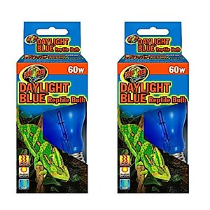 Zoo Med Daylight Blue Reptile Bulb [Set of 2] Watt: 60 Watts