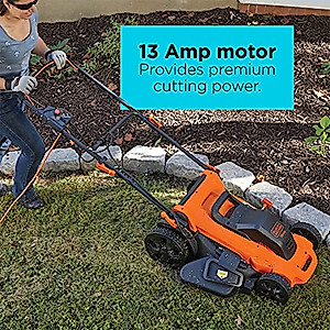 BLACK+DECKER Lawn Mower, Corded, 13-Amp, 20-Inch (MM2000)