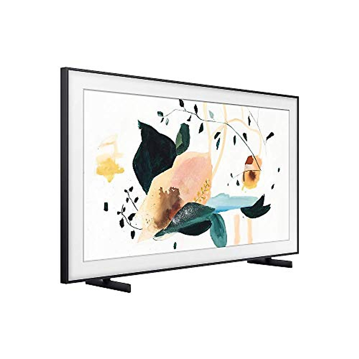 Samsung QN65LS03TA 65" The Frame 4K Ultra High Definition Smart QLED TV with a Samsung VG-SCFT65BL 65" Black Customization Bezel For The Frame TV (2020)
