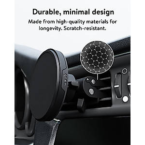 Mous - MagSafe Compatible Vent Mount – MagSafe Car Mount for iPhone 15, iPhone 14, iPhone 13, iPhone 12 Series Phones - MagSafe Accessories