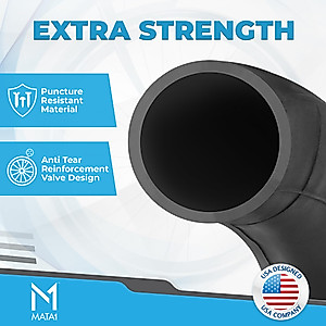 2 Inner Tube Tire Replacements 16" x 1.5/1.75/1.95/2.125 for Jogging Stroller - Compatible w/All Brands: BoB Revolution Flex/Pro/SE/SU, Graco, Go Jogging, Thule Urban Glide & More by Mata1-USA