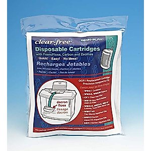 Penn-Plax QCF1 Replacement Cartridge for Clear Free Filter (2 Pack)