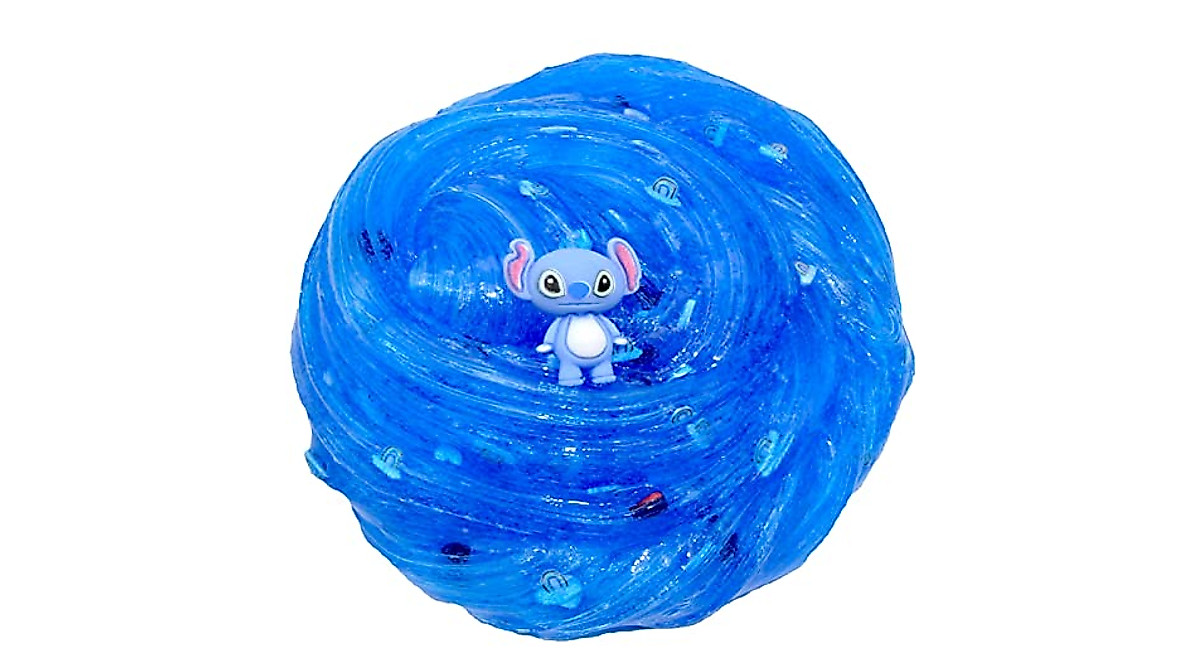 HFCHUPIN Blue Crunchy Crystal Slime - Super Soft Kids Toy