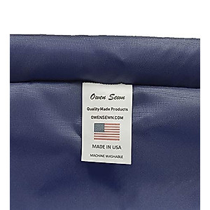 Owen Sewn Heavy Duty 40inx50in Nylon Laundry Bag with Strap - Navy Blue