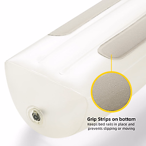 USHMA [2-Pack] Travel Bed Rails for Toddlers | Inflatable Bed Rails, Blow Up Bed Rails for Kids | Toddler Bed Guard Rail for Full, Queen, King Size Beds | Portable Bed Rail for Home, Hotel or Travel