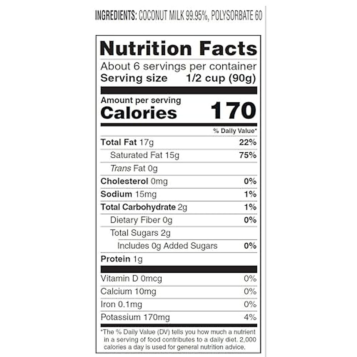 Aroy-D Coconut Milk 16.9 Fluid Ounce (500ml), Pack of 12