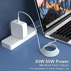 Mac Book Pro Charger, Replacement for Mac Book Pro 13 Inch 85W 60W Magnetic L-Tip Power Adapter Before Mid 2012,Compatible with Mac Book(2009-2012)