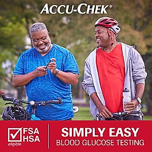 Accu-Chek Guide Me Glucose Monitor Kit for Diabetic Blood Sugar Testing: Guide Me Meter, 200 Guide Test Strips, and Control Solution