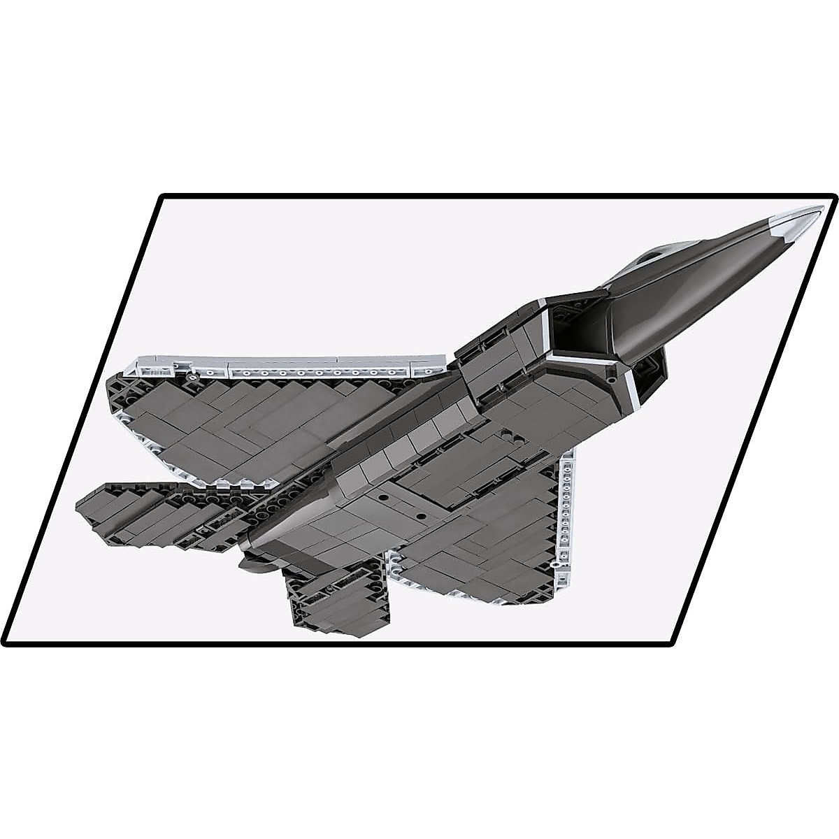 COBI Armed Forces Lockheed F-22 Raptor, Black & White
