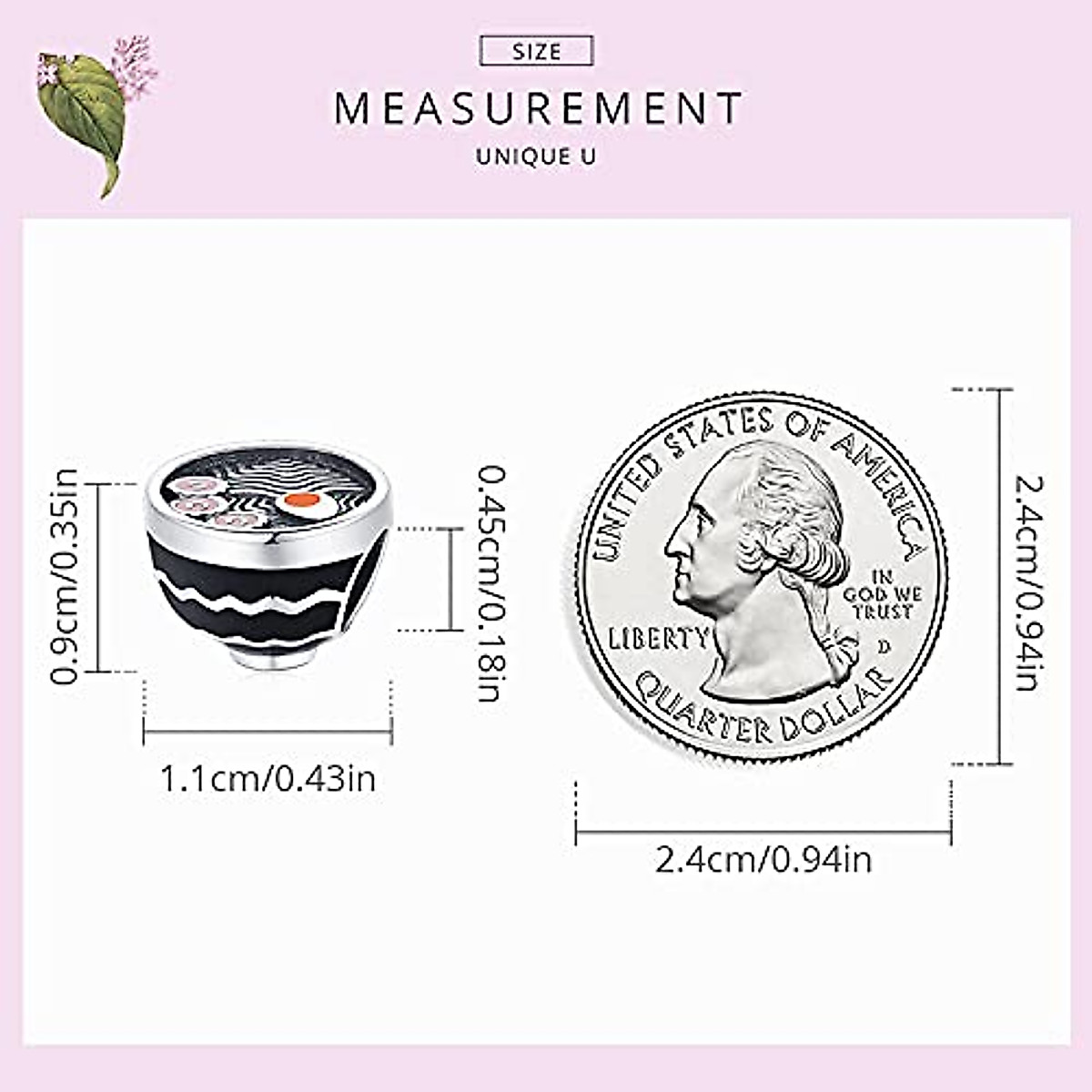 Bracelet Charm Japanese Ramen 925 Sterling Silver Charm Fits For Pandora Bracelet, European Charms Bracelet, Women Gift