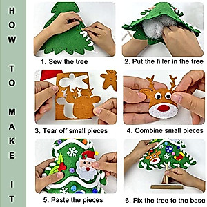 Krinisou Christmas Crafts and White Cat Purse for Kids 5-12, Christmas Stocking Stuffers for Kids Xmas Present