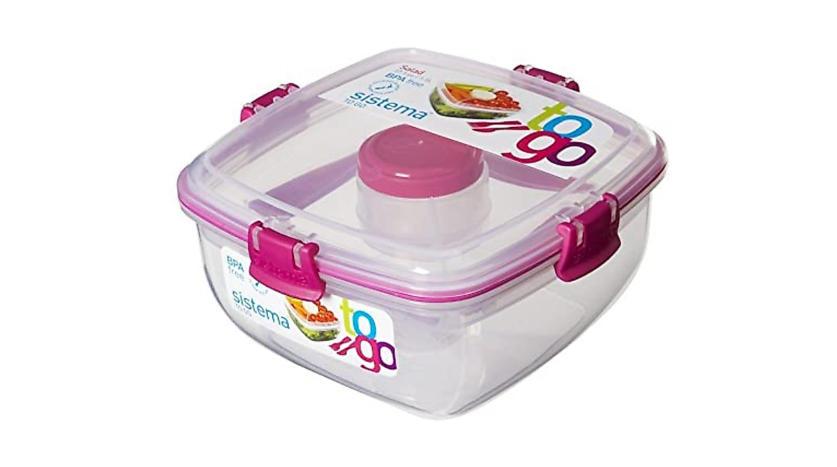 Sistema Salad To Go Containers: Fresh Meals Anywhere