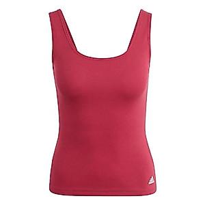Adidas Women's Tank Top, Legacy Burgundy, XL
