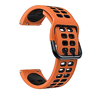 KAVJU 20mm, 22mm Watchband Strap Silicone Smart watch Bracelet Gear Band (Color : 10, Size : 22mm)