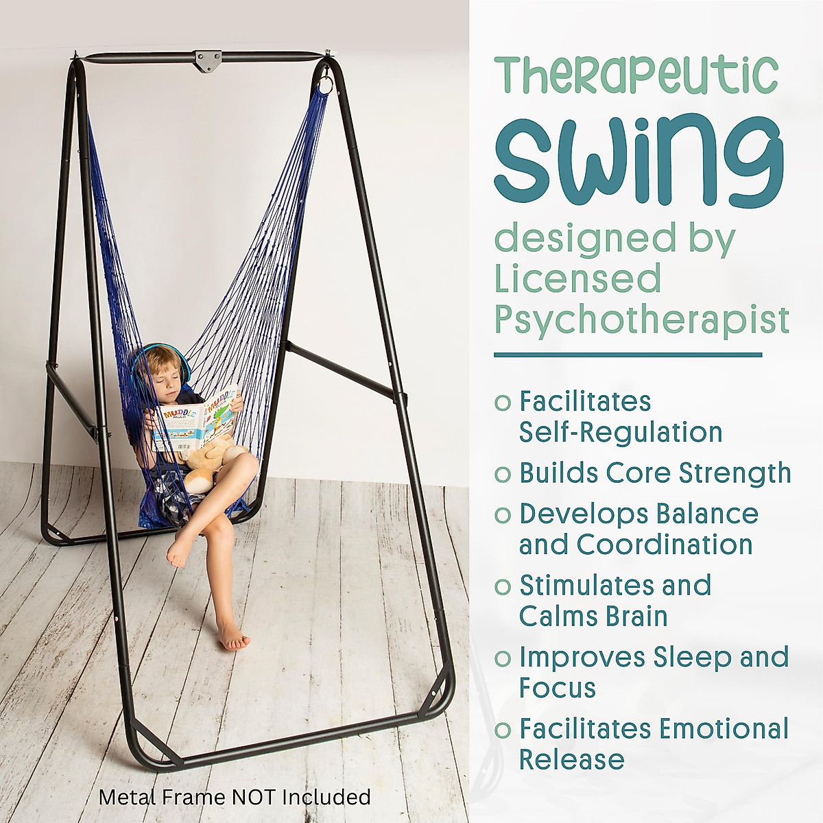 Sensory Swing for Kids Indoor Hammock Chair Swing Outdoor Swing Chair - Hanging Chair Hammock Swing Chair Outdoor - Kids Camping Chair Swing - Kids Indoor Swing for Kids - Autism Sensory Products