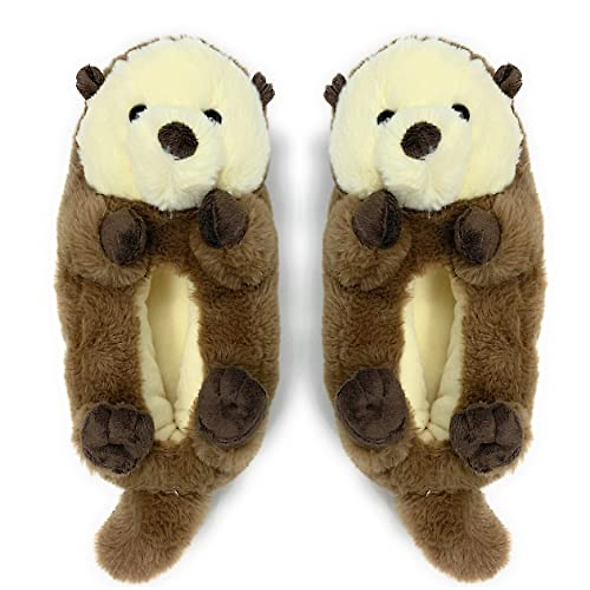 ooohyeah Kids Plush Animal Hug Slippers, Cute Funny Cozy Non-Slip House SHoes for Boys & Girls, Shoe Size 1-4