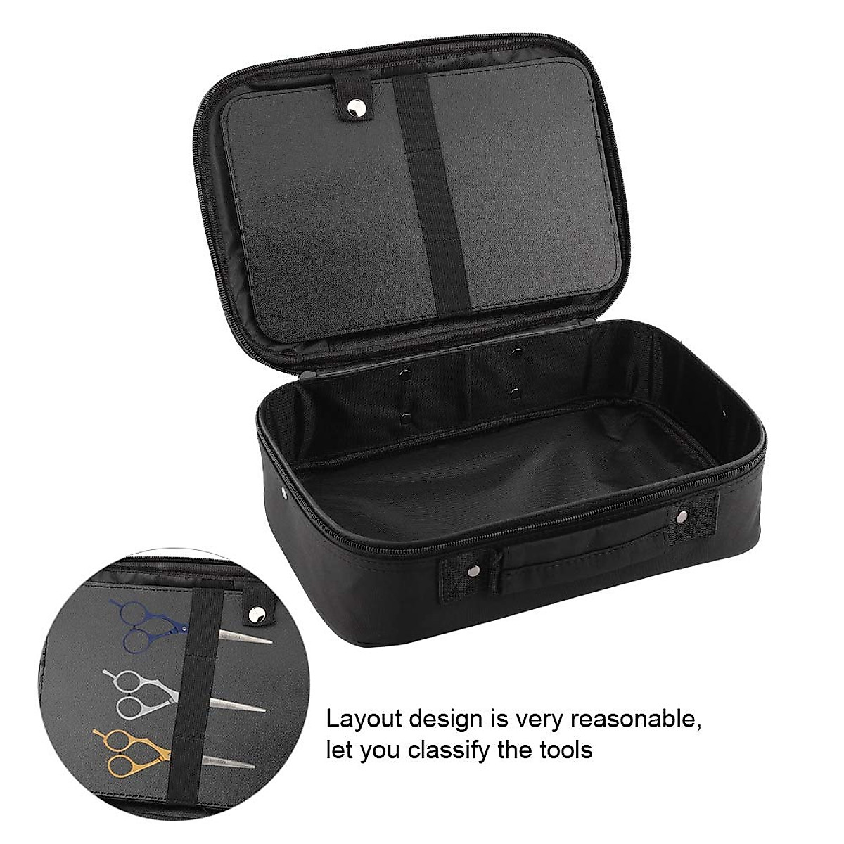 , Professional Hairdressing Barber Session/Kit Bag Clipper, Combs and Trimmer Carrying Case 11.8 x 8.3 x 3.1inch