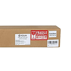 HQUA-TWS-12Q Quartz Sleeve Only Fit HQUA-TWS-12 UV Water Disinfection System,2 Pack