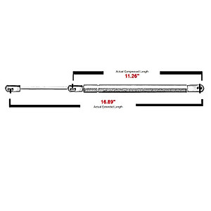 2 Pcs Rear Window Glass Lift Supports Fit for 1991-2003 Ford Explorer,1991-1994 Mazda Navajo,1997-2001 Mercury Mountaineer 4608