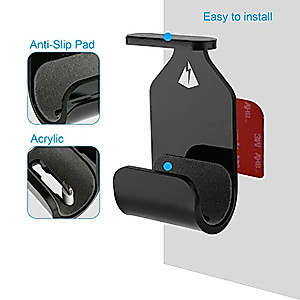 TXEsign Magnetic Headphone Holder for Apple AirPods 1& 2 3 Pro Acrylic Wall Mount Holder Headset Holder Adhesive Earbuds Hanger