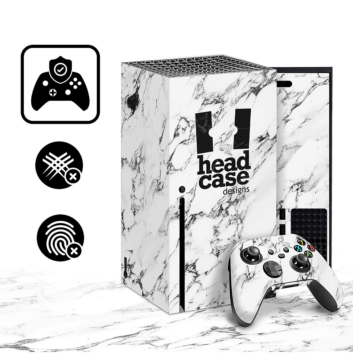 Head Case Designs Officially Licensed Assassin's Creed Ezio II Graphics Matte Vinyl Sticker Gaming Skin Decal Cover Compatible With Xbox One X Console and Controller Bundle