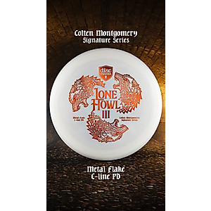 Discmania Lone Howl 3 - Colten Montgomery Signature Series Metal Flake C-Line PD Disc Golf Driver (Colors Will Vary) (173-176g)