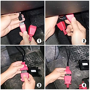 Cable Adaptor Fits for Chrysler 12+8 Programming Cable Connector for Autel DS808 Maxisys MS905 906 908 PRO Elite Autel