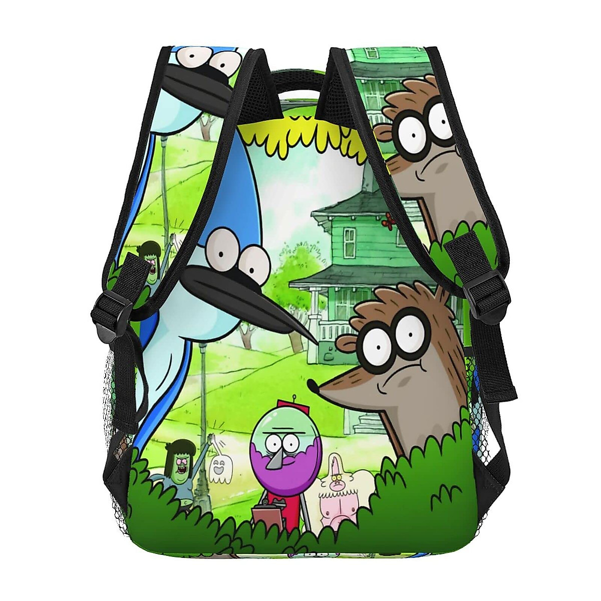 ORPJXIO Backpack Regular Anime Show Double Shoulder Bag for Unisex Laptop Bagpack Large Capacity Travel Backpack for Hiking Work Camping