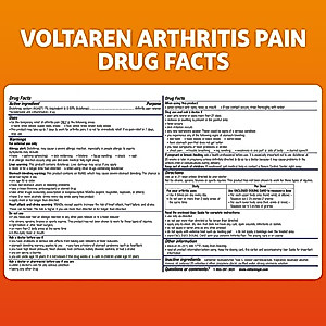 Voltaren Arthritis Pain Gel For Powerful Topical Arthritis Pain Relief, Amazon Exclusive - 3.5 Oz/100 g Tube And 0.71 Oz/20 g Travel Size Tube