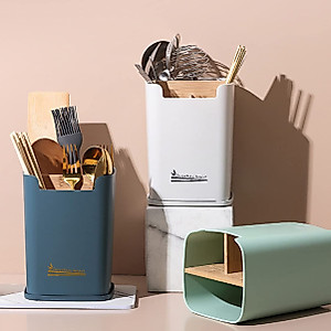 Cabilock Spoon Fork Organizer 1pc Cutlery Storage Box Basketball Pp Tableware Kitchen Utensils Container