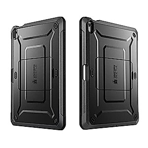 SUPCASE Unicorn Beetle Pro Series Case Designed for iPad Air 5 (2022) / iPad Air 4 (2020) 10.9 Inch, with Pencil Holder & Built-in Screen Protector Full-Body Rugged Heavy Duty Case (Black)