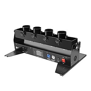 Professional Confetti Launcher Cannon Machine, Confetti Blower Machine Confetti Cannon DMX/Remote Control for Weddding Disco Show Club Stage Party (4 shot)