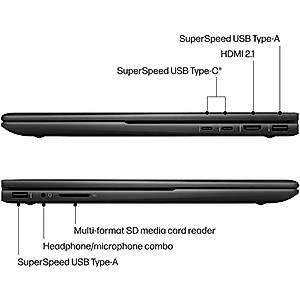 Latest HP Envy x360 2-in-1 Laptop | 15.6" IPS FHD Touchscreen | AMD 8-Core Ryzen 7 5825U | Radeon Graphics | 32GB RAM 1TB NVMe SSD | WiFi6 | USB-C | HDMI | Webcam | Backlit KB | Windows 10 Pro
