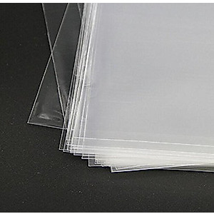 100 Pack 4 3/4in. X 6 1/2in Clear Resealable Cello/Cellophane Treat Bags Self Sealing Bags Food Safe for Cookie Candle Soap Candy Bakery Gift