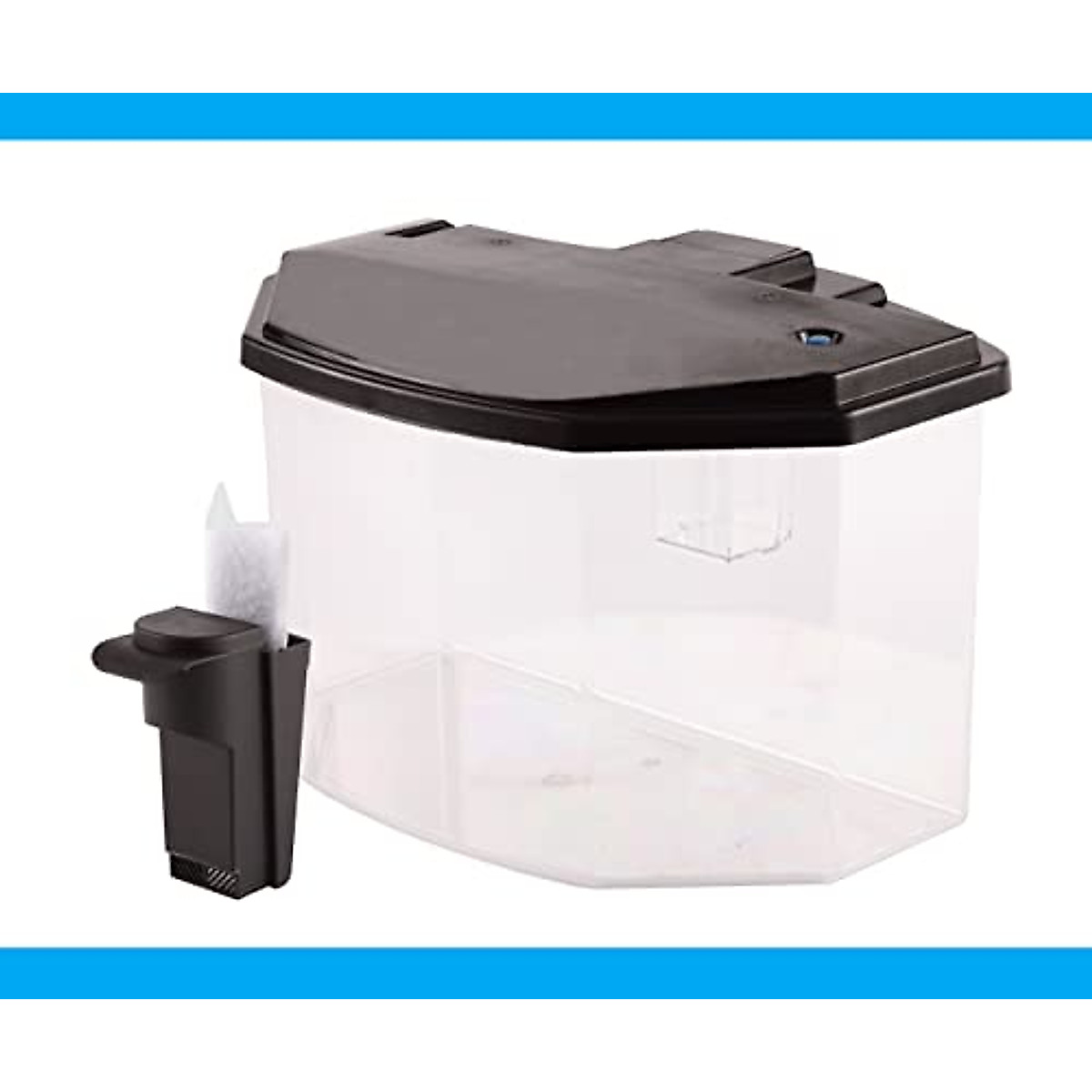 Koller Products Plastic 3-Gallon Aquarium Starter Kit with 7 Colors LED Lighting and Complete Filtration, Ideal for a Variety of Tropical Fish , Betta Fish, Tropical Fish, Cichlids, Ornamental Shrimp