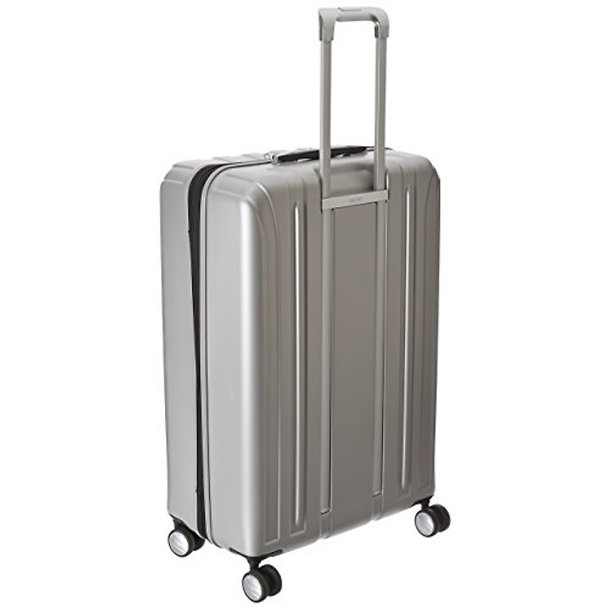 DELSEY Paris Titanium Hardside Expandable Luggage with Spinner Wheels, Silver, Checked-Large 29 Inch,207183011