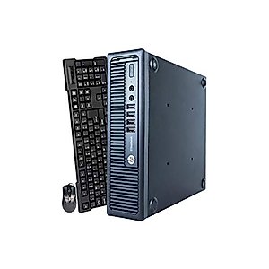 HP ProDesk Small Form Desktop Computer PC, Intel Quad Core i5-4570 up to 3.6GHz, 16GB Ram, 240GB SSD, USB WIFI, 4K Support, DP, VGA, Windows 10 Pro 64 Language Supports English/Spanish/French(Renewed)