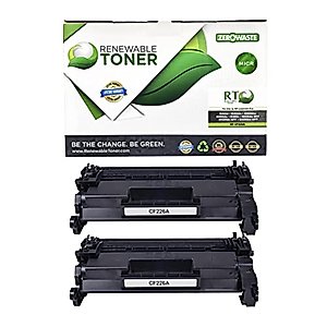 RT 26A CF226A MICR Ink Compatible with HP Pro M402n M402dn M402d M402dw MFP M426fdw M426fdn M426dw | 26X CF226X Check Printer Toner Cartridge (Pack of 2)