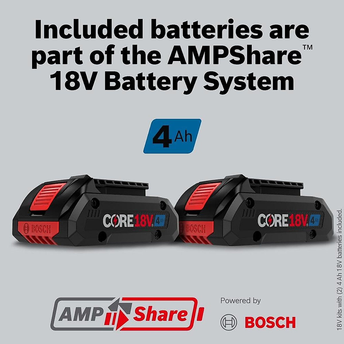 BOSCH GXL18V-601B25 18V 6-Tool Combo Kit with 2-in-1 Bit/Socket Impact Driver, Hammer Drill/Driver, Reciprocating Saw, Circular Saw, Angle Grinder, Floodlight and (2) CORE18V 4.0 Ah Compact Batteries