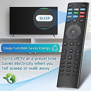 New Universal Remote for All VIZIO TVs, Including D-Series E-Series M-Series V-Series P-Series LED LCD HD 4K UHD HDR Smart VIZIO TVs. New Energy-Saving Function. 1 Year Full Warranty.