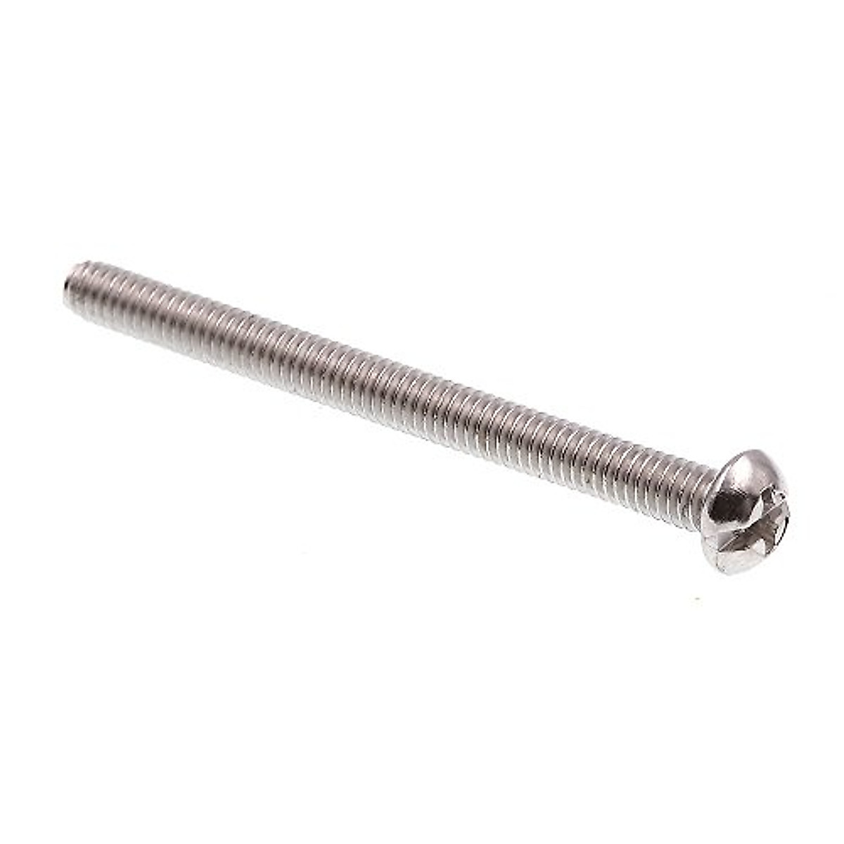 Prime-Line 9003911 Machine Screw, Round Head, Slotted/Phillips Combo, #8-32 X 2 in, Grade 18-8 Stainless Steel, Pack of 20