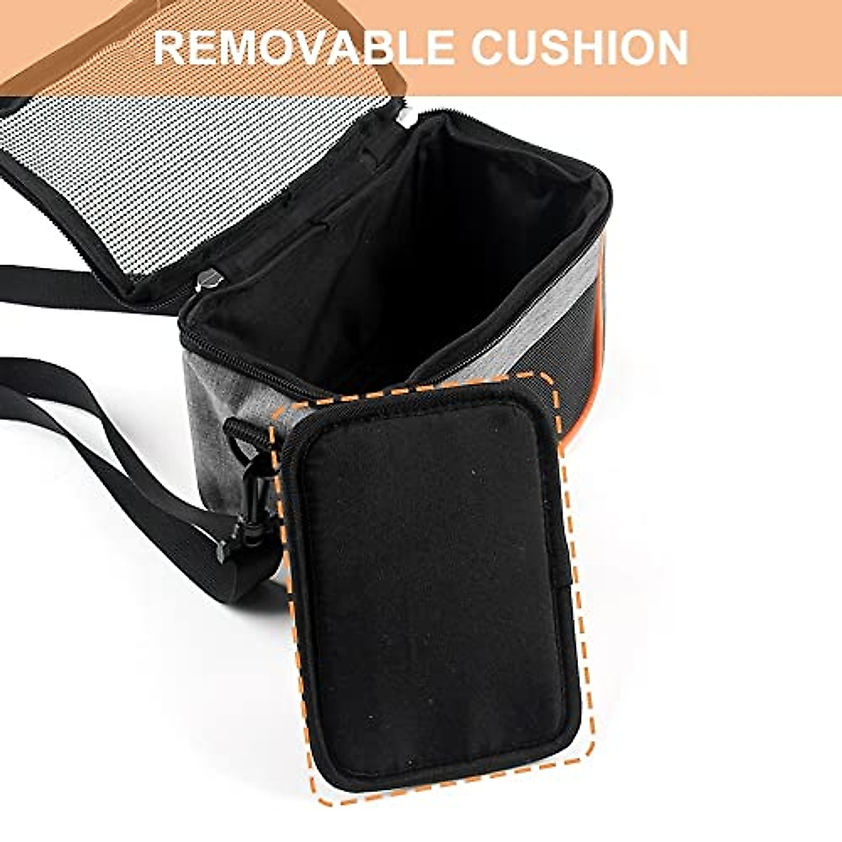 Hamster Carrier Bag,Portable Guinea Pig Travel Pouch Breathable Hamster Outgoing Bag with Adjustable Strap for Hedgehog Squirrel Guinea Hamster Pig Small Animals