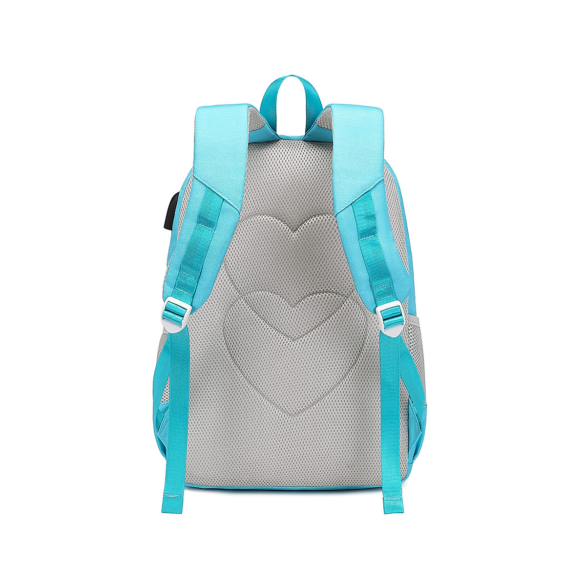 Wadirum Cute School Backpack Set for Teen Girls Fashion School Bookbag Set Blue